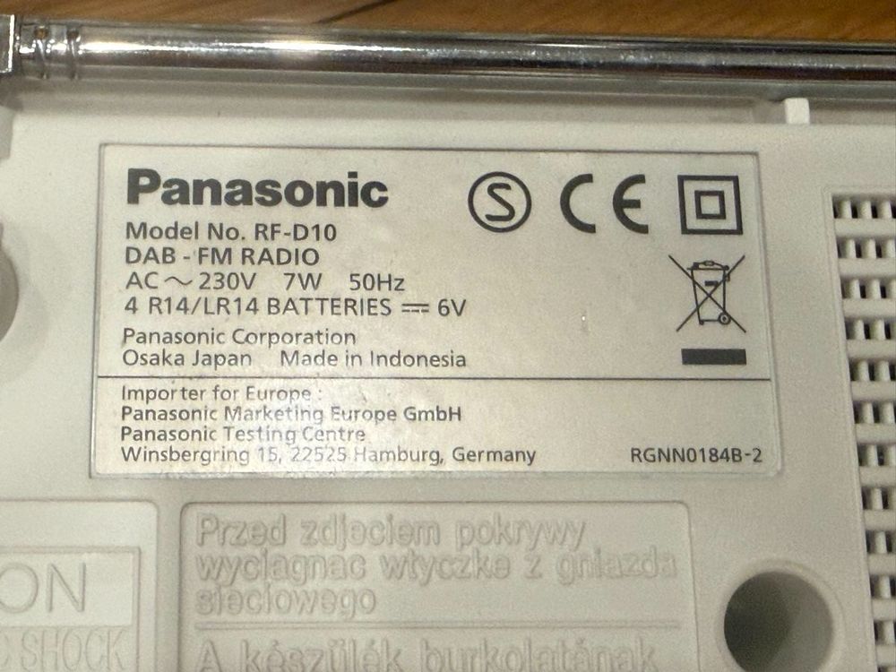 Radio Panasonic RF-D10 DAB+ FM - Top Zustand! ungebraucht. (Gebraucht) in Basel für CHF 39 – mit ...