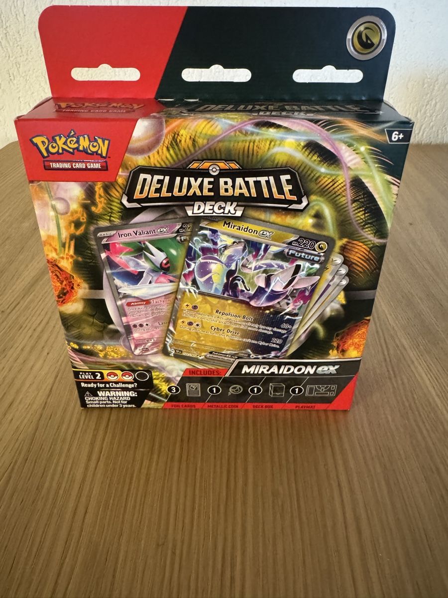 Pokémon Deluxe Battle Deck Miraidon ex – Neu & OVP! (Neu und ...