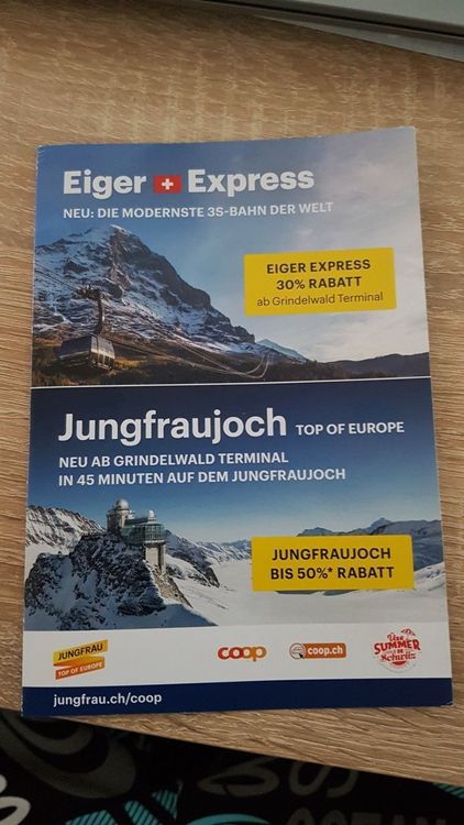 Jungfraujoch Gutschein | Kaufen auf Ricardo