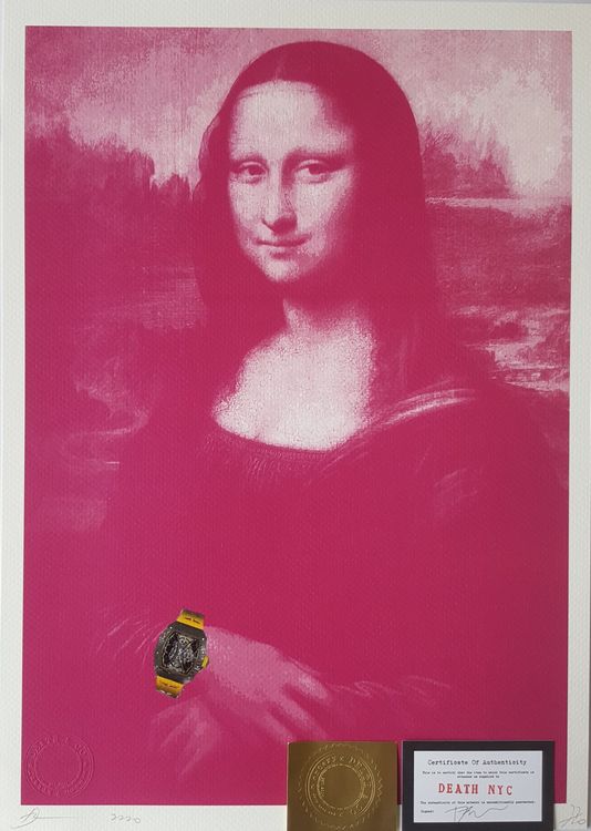 Death NYC Ltd Ed Pop Art Druck " Mona Lisa Pop Art 77/100 | Kaufen auf ...