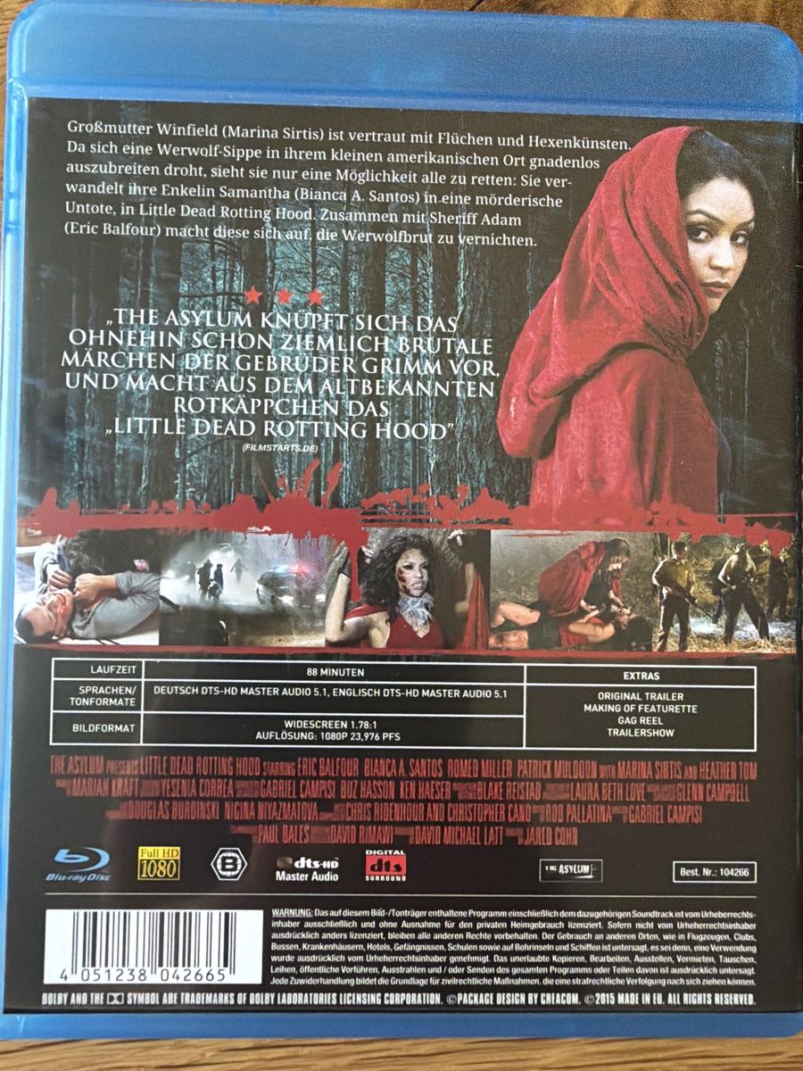 Little Dead Rotting Hood - Blu-ray Horrorfilm ab 18 (Neu (gemäss ...