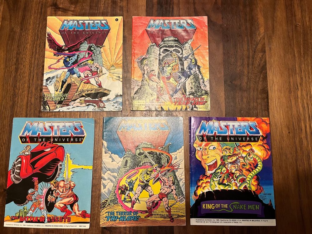 5 MINI COMICS - Masters of the Universe MOTU (Gebraucht) in Hochfelden ...