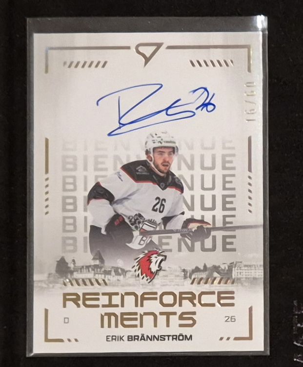 signed Reinforcements Erik Brännström Lausanne 16/60 (Neu (gemäss ...