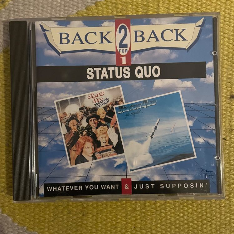 STATUS QUO-WHATEVER YOU WANT&JUST SUPPOSIN BACK 2FOR1 BACK (Gebraucht) in Rorschacherberg für ...