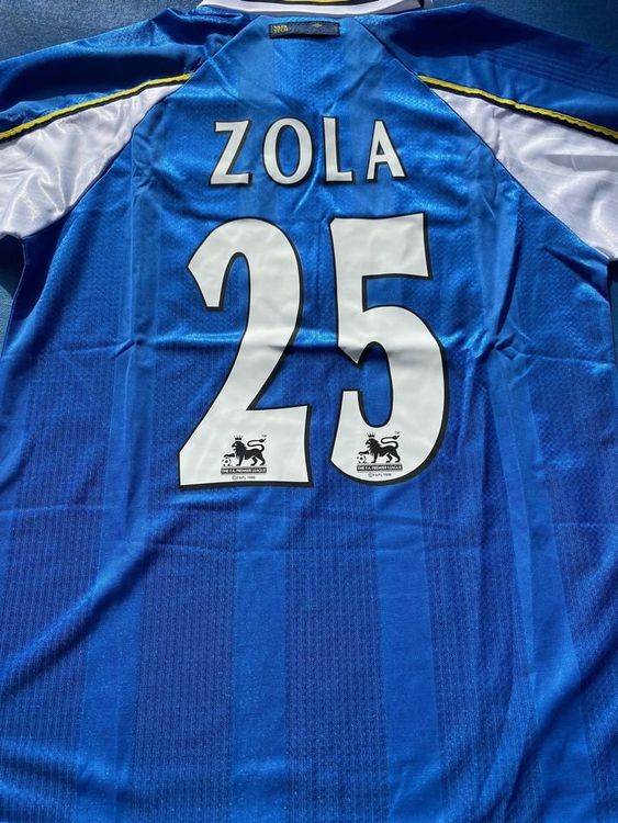 Zola Chelsea Trikot Maglia Jersey Maillot Gr. L (Gebraucht) in ...