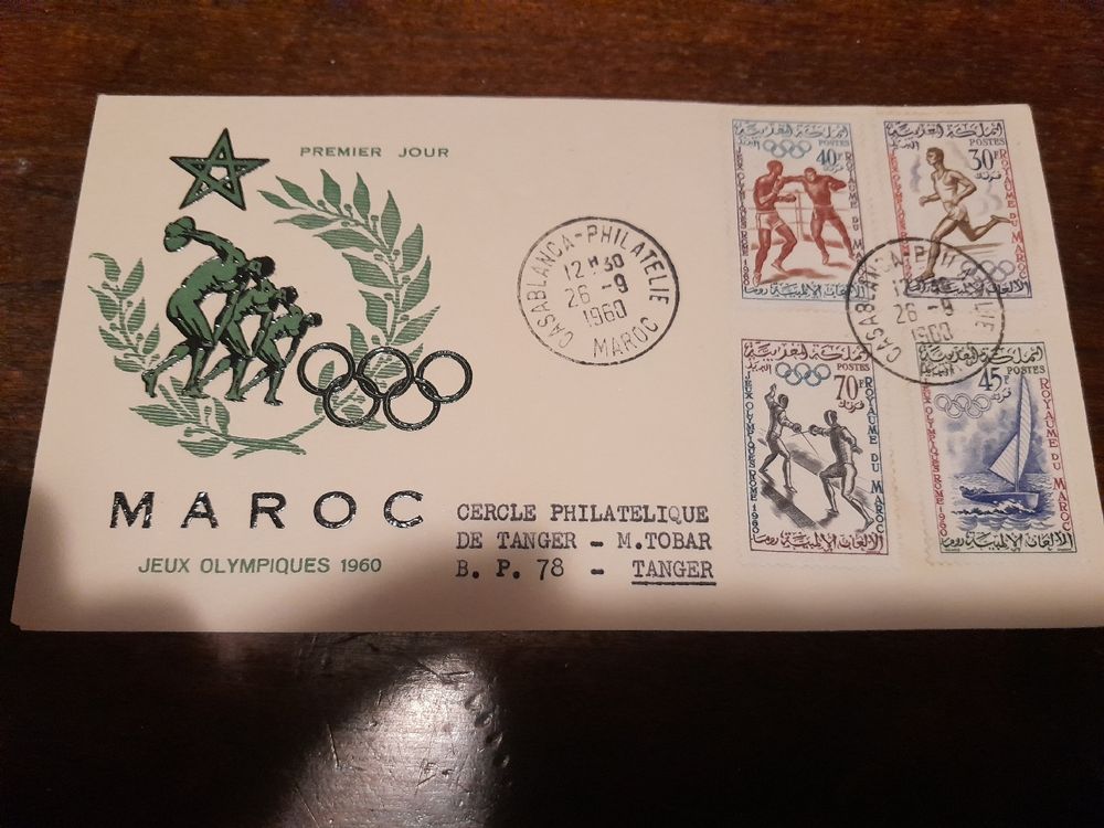 Enveloppe Maroc Jeux olympiques 1960 | Kaufen auf Ricardo