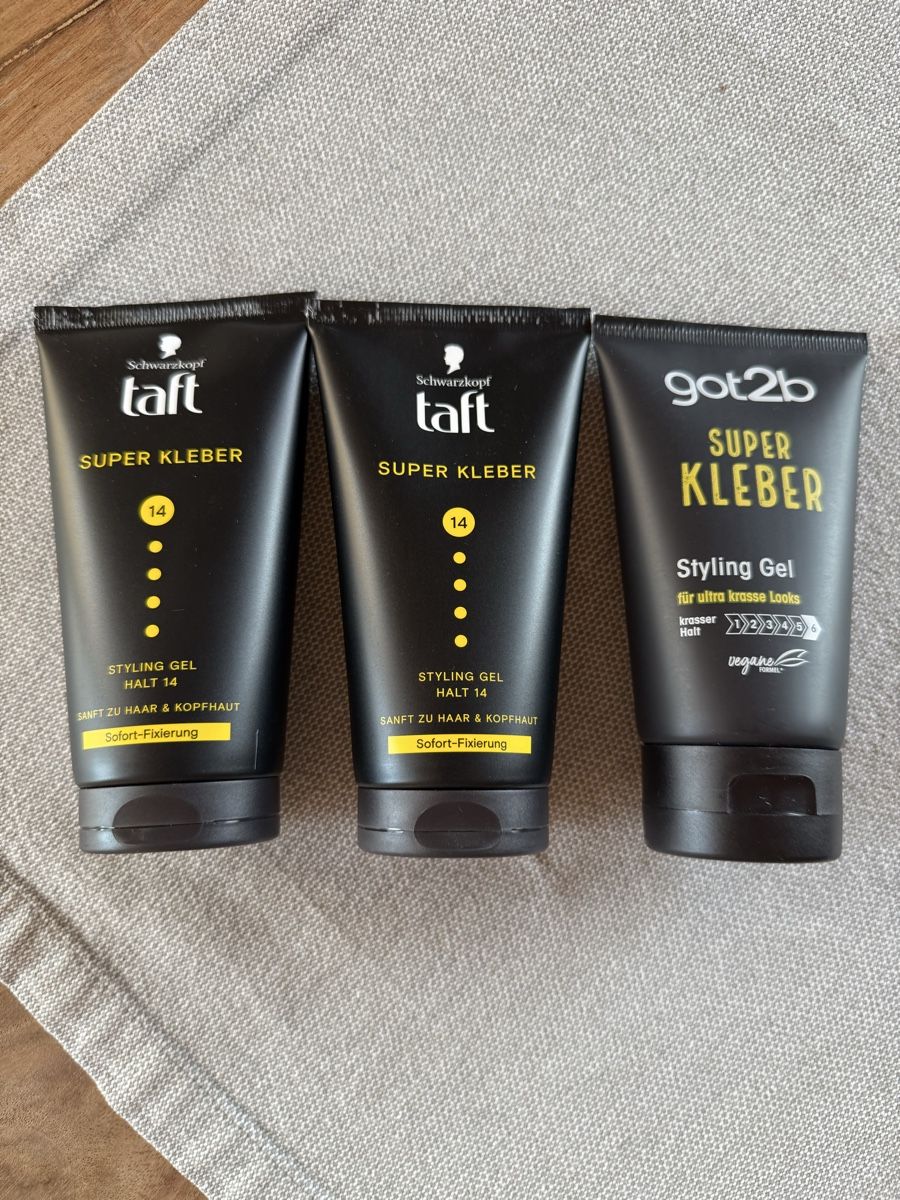 Taft Super Kleber & Got2b Super Kleber Styling Gel (3 Stk) (Neu und ...