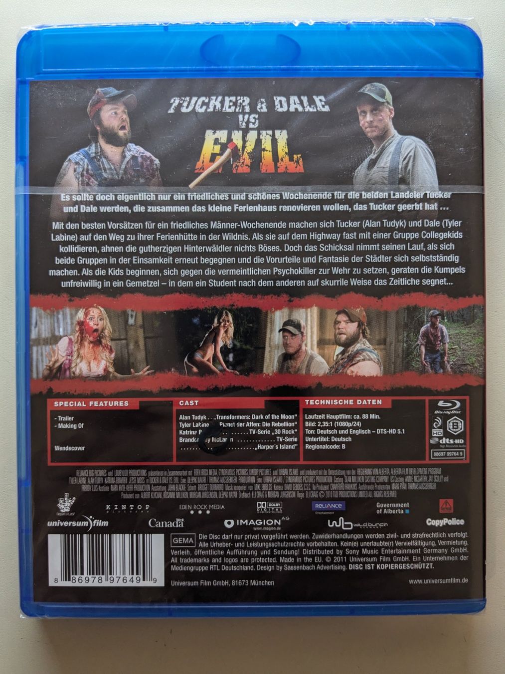 Tucker & Dale vs. Evil [Blu-ray/neu & OVP] (Neu und originalverpackt ...