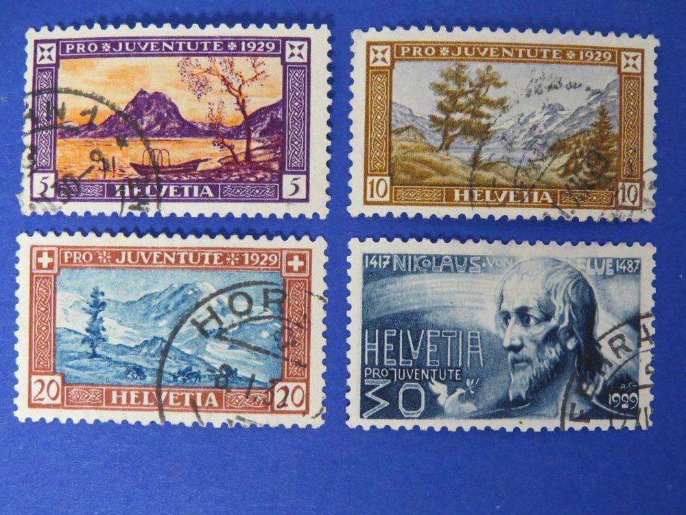 Pro Juventute-Serie 'Landschaften' 1921 gestempelt | Kaufen auf Ricardo