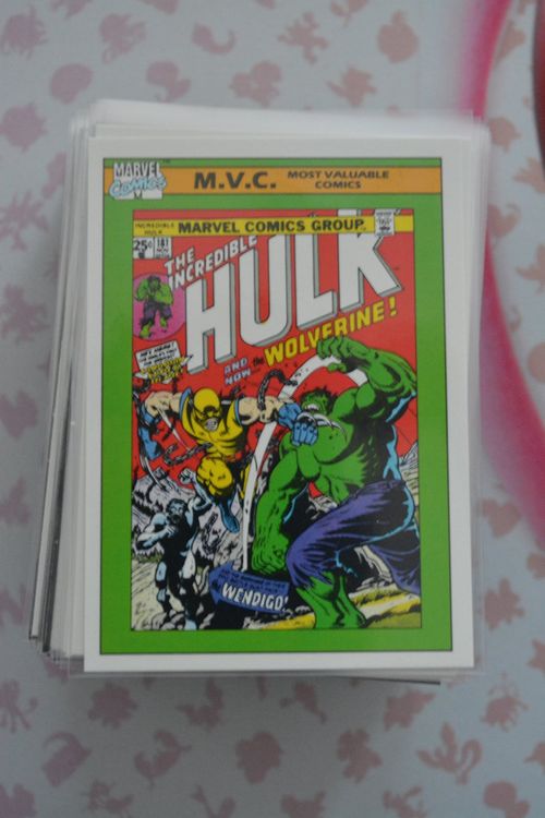 Marvel Universe 1990 Trading Cards - Hulk | Kaufen auf Ricardo