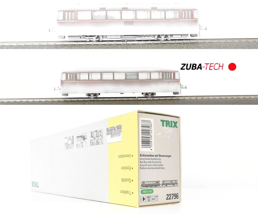 Trix 22796 Schienenbus mit Steuerwagen DB H0 Digital OVP (Gebraucht) in ...