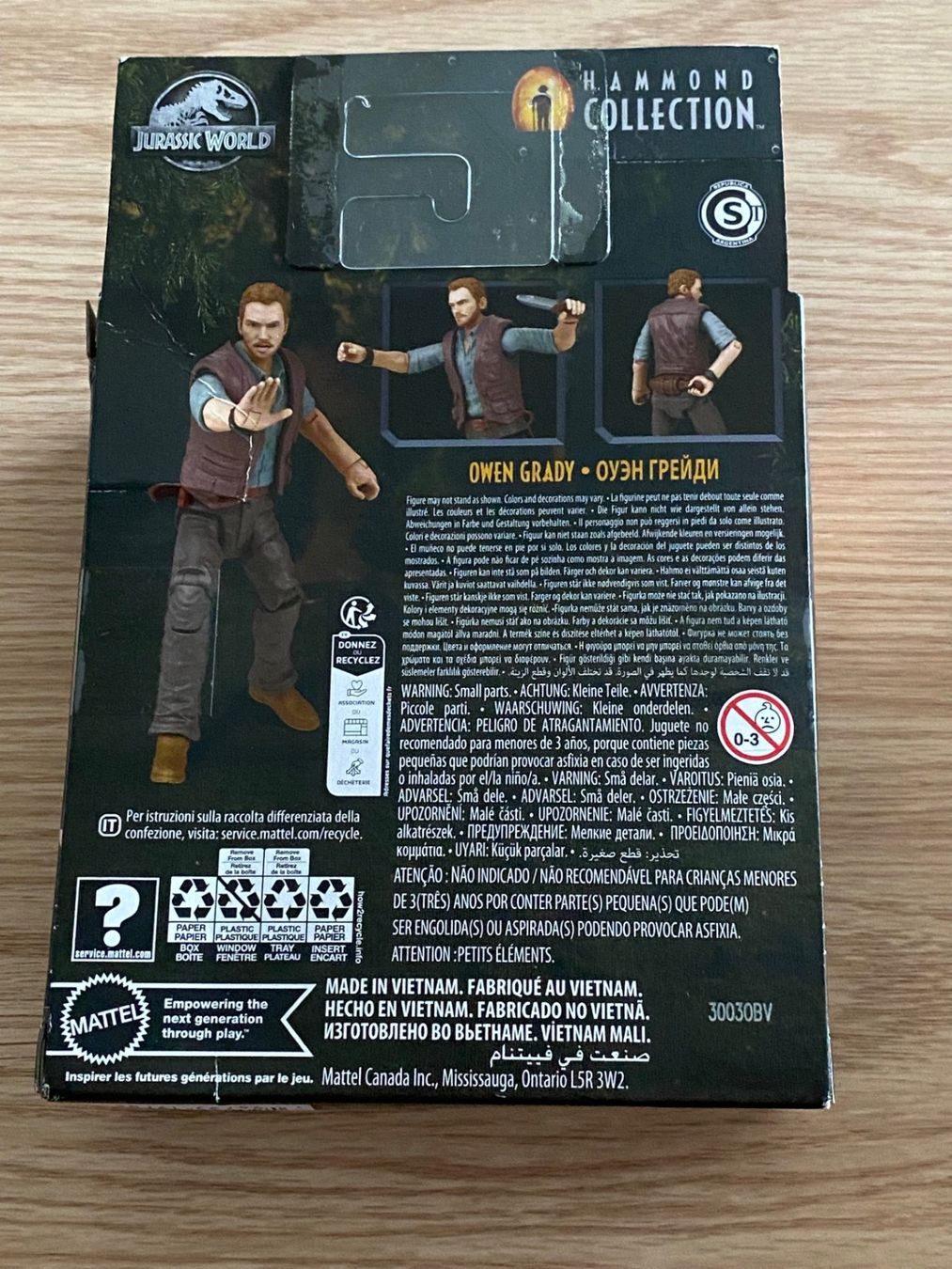 Jurassic Park Hammond Collection Owen Grady (Neu und originalverpackt ...