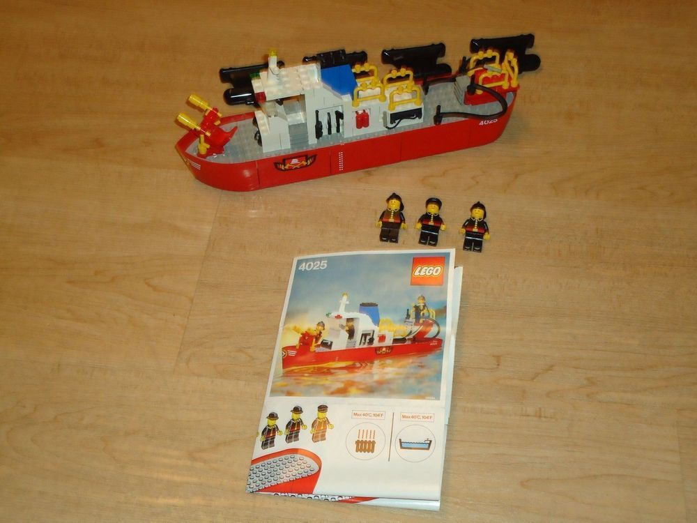 Lego 4025 Feuerwehr-Schiff 1982 | Kaufen auf Ricardo