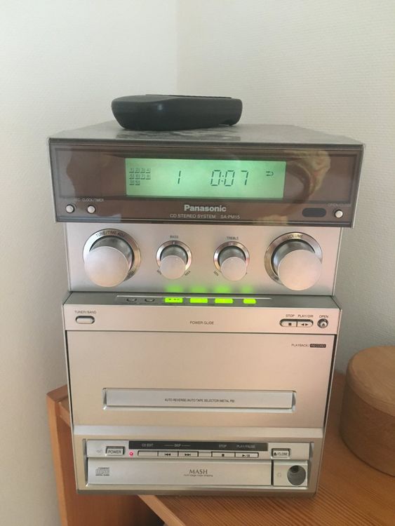 Kompaktanlage CD Stereo System Panasonic SC PM 15 | Kaufen auf Ricardo