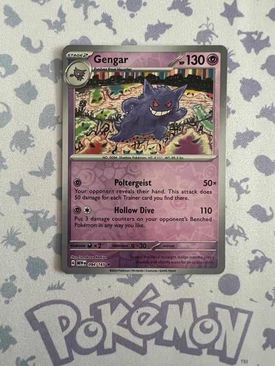 Pokémon 151 Gengar Reverse EN | Kaufen auf Ricardo