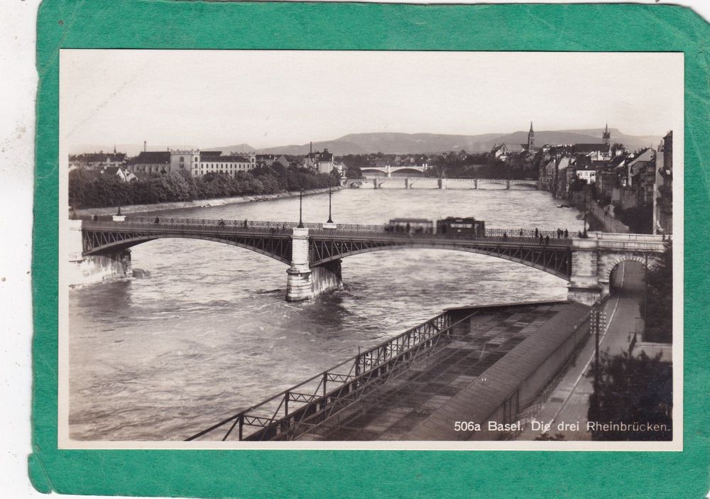 Basel Die drei Rheinbrücken | Kaufen auf Ricardo