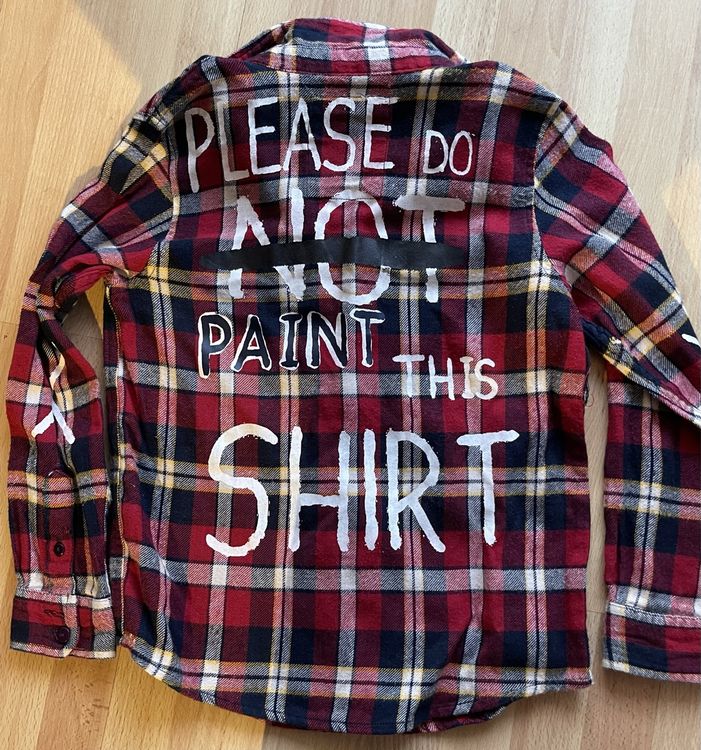Desiqual kids shirt „ Do not paint this shirt 👕 „ (Gebraucht) in Wengen ...