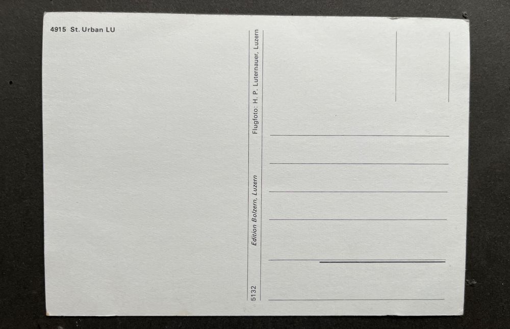 St. Urban LU/ Flugaufnahme ca. 1975 (Gebraucht) in Wabern für CHF 3.3 ...