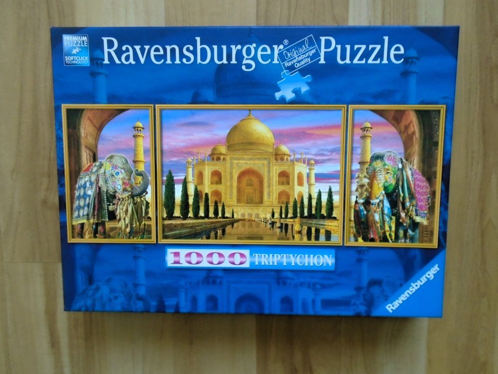 Puzzle Triptychon TAJ MAHAL (Indien) - 1000Teile / NEU | Kaufen auf Ricardo