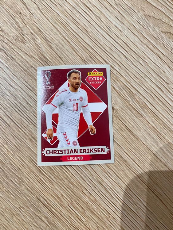 Panini WM 2022 Extra Sticker CHRISTIAN ERIKSEN | Kaufen auf Ricardo