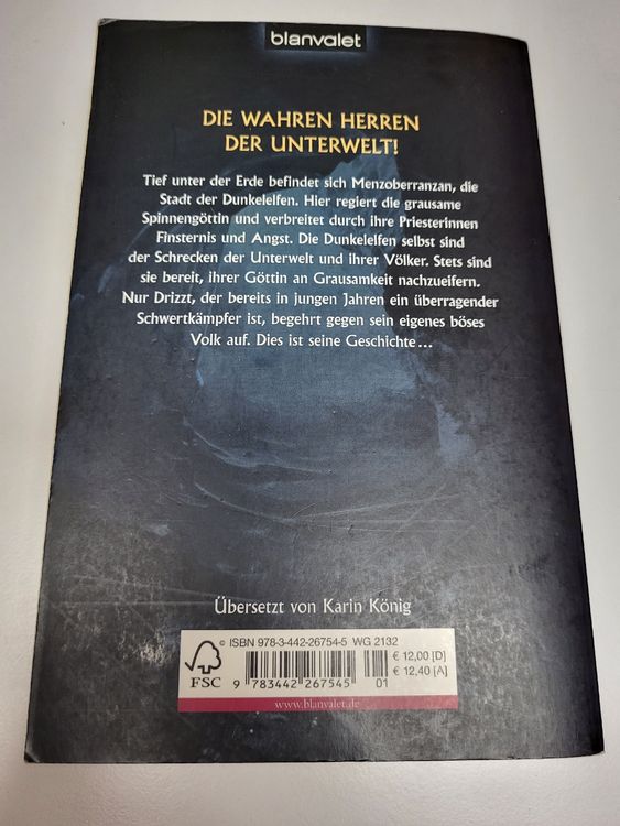 die dunkelelfen r.a. salvatore deutsch forgotten realms dnd (Gebraucht ...