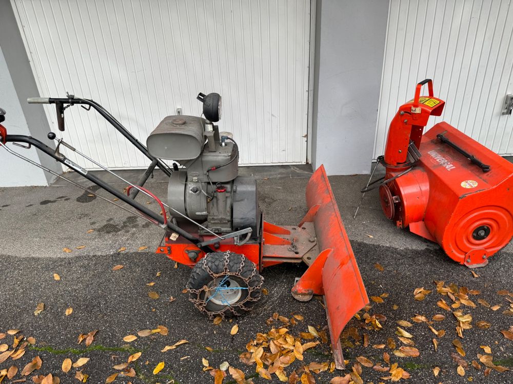 Universal- Schneefräse/Schneepflug/Laubsauger mit MAG Motor | Kaufen ...