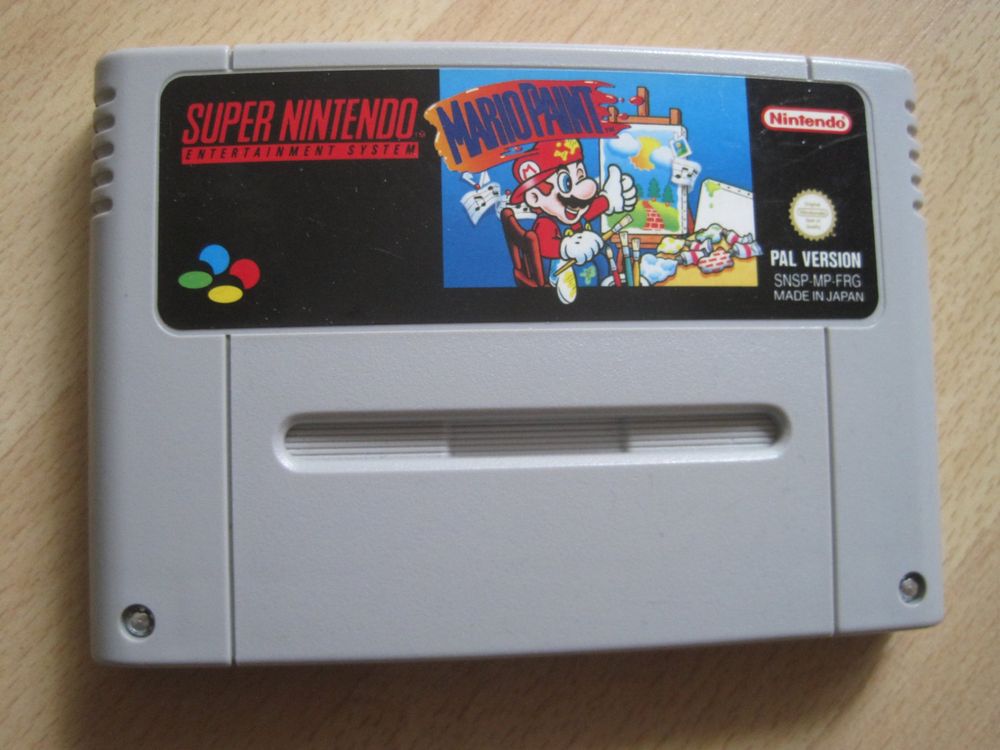 Mario Paint Super SNSP Nintendo 1992 Spiel | Kaufen auf Ricardo
