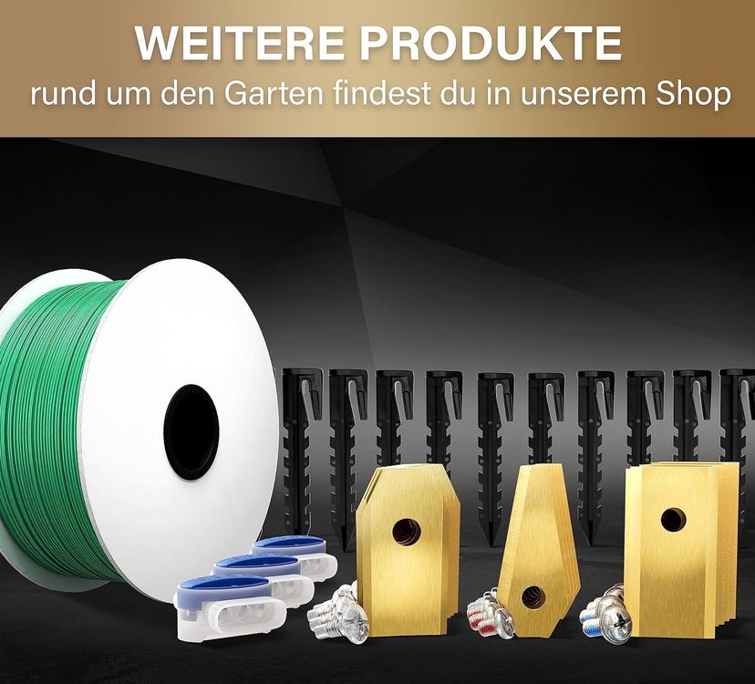 100 Erdnägel Mähroboter Kabel kompatibel Worx Bosch Gardena (Neu und ...