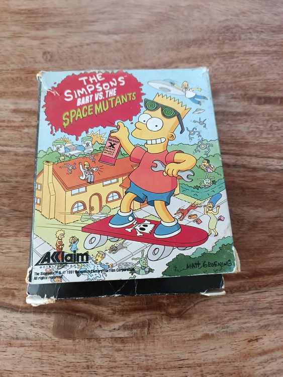 Commodore Amiga Game The Simpsons Bart vs. the Space Mutants | Kaufen ...