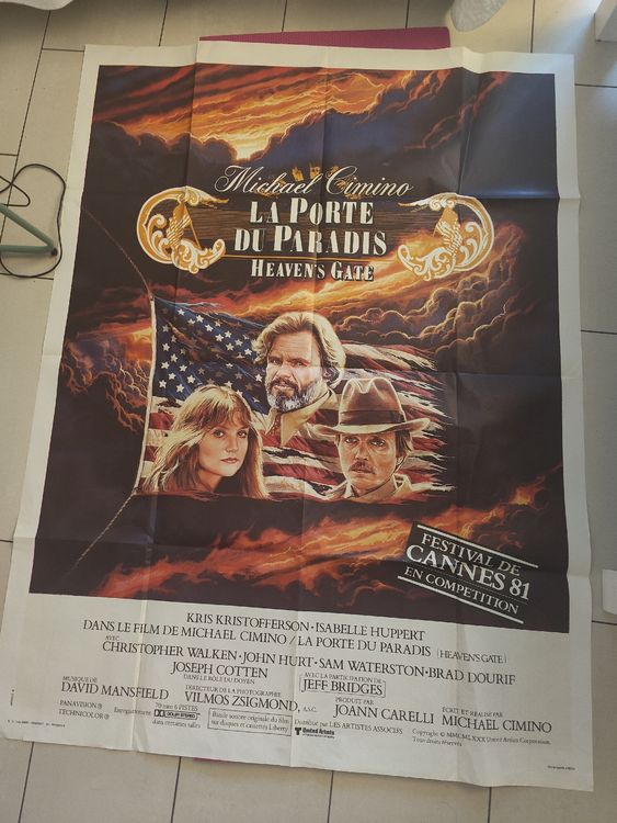 affiche cinema la porte du paradis Michael Comino 120*160 cm (Gebraucht ...