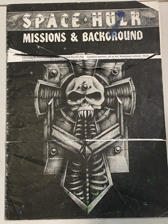 Warhammer 40k - Space Hulk 1st edition (1989)books and tiles (Gebraucht ...