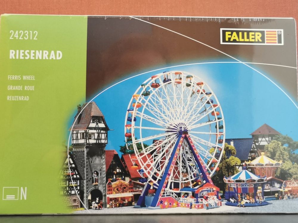 Modellbausatz Riesenrad, Faller 242312, Spur n, neu in OVP (Neu und ...