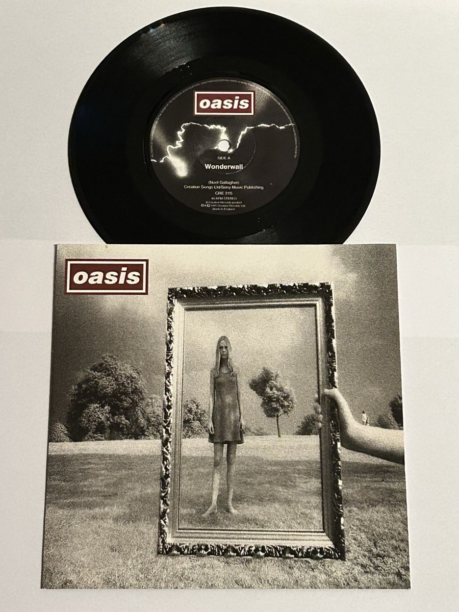 OASIS. 1995. 🇬🇧 Pressung. Wonderwall / Round Are Way (Gebraucht) in ...