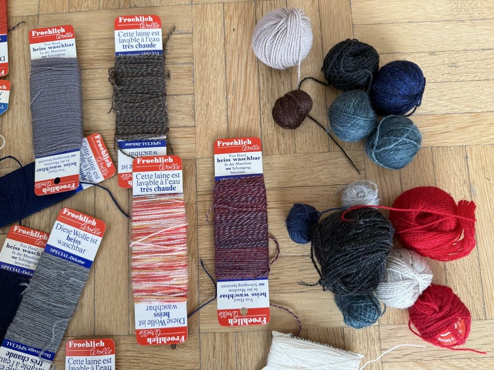 Konvolut Woll- & Stickgarne – diverse Farben (Gebraucht) in Chur für ...