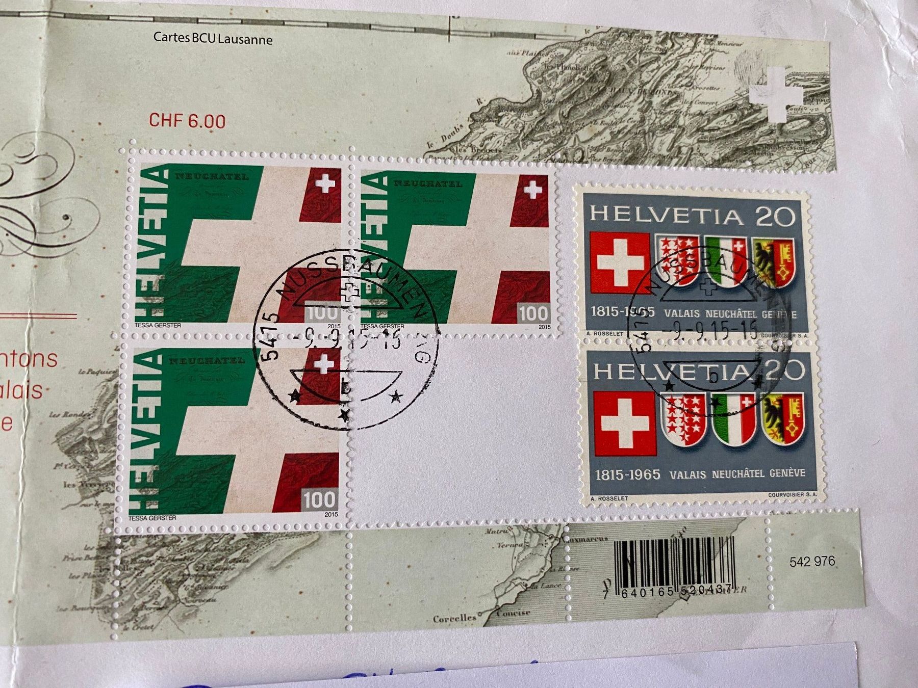 Klbg 200 Jahre Neuenburg ZN 1550 mit 150 Jh VS NE GE 432 (Neu (gemäss ...