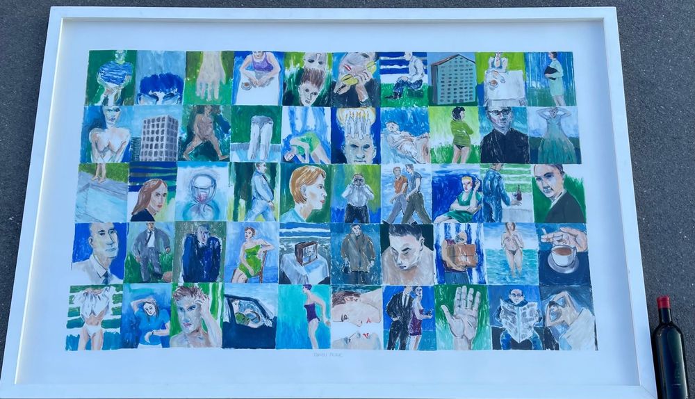 Roman Peter (1952) grosses Gemälde (Gebraucht) in Root für CHF 1410 ...