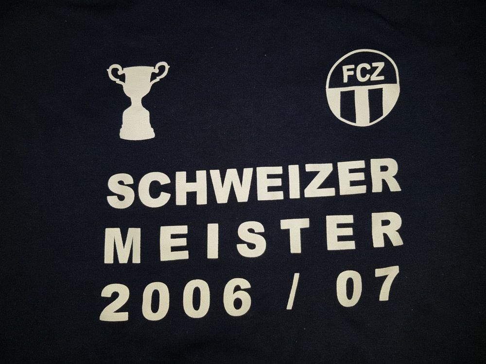 offizielles FCZ Schweizer Meister Shirt 2006 / 07, Grösse L (Gebraucht ...