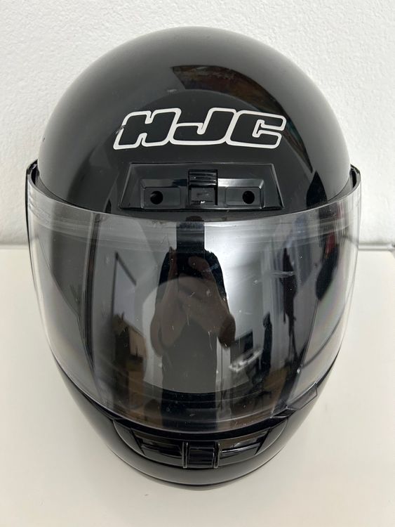 Töff-Helm HJC / L, schwarz, sturzfrei (Motorradhelm) | Kaufen auf Ricardo