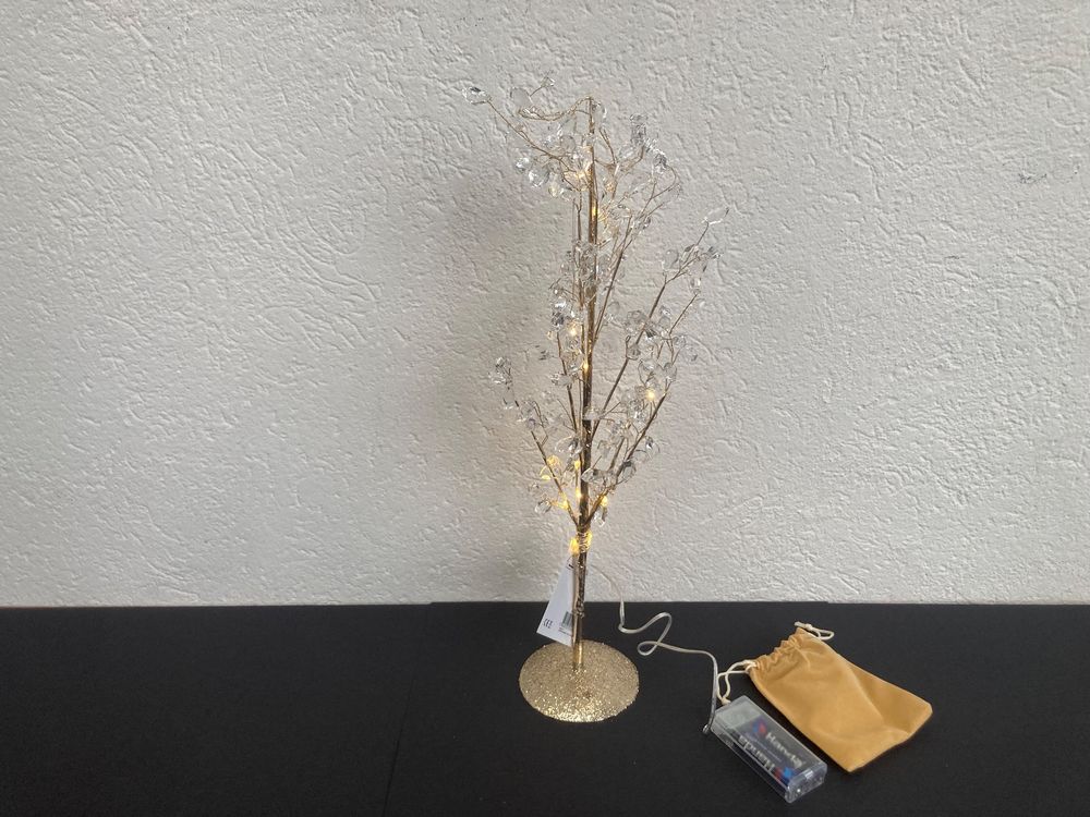 LED Glasperlen Baum, ca. 45 cm Höhe, Timer Funktion (Neu und ...
