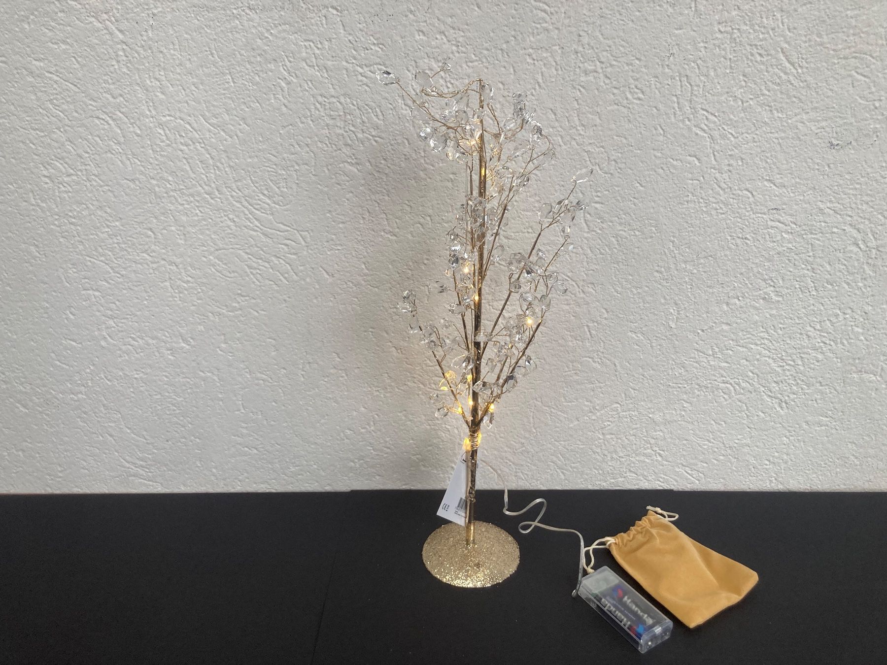 LED Glasperlen Baum, ca. 45 cm Höhe, Timer Funktion (Neu und ...