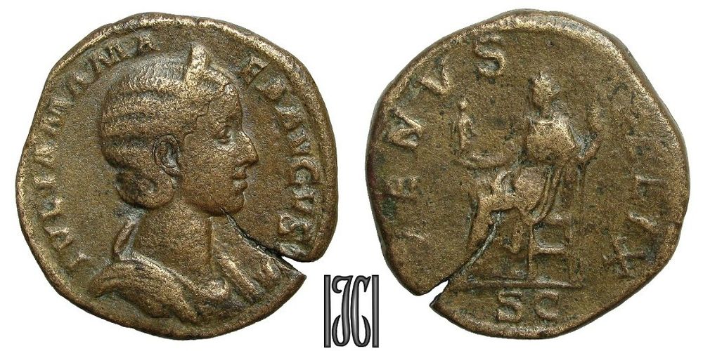 Mamaea Sestertius (Mother Severus Alexander) Römisches Reich (Gebraucht ...
