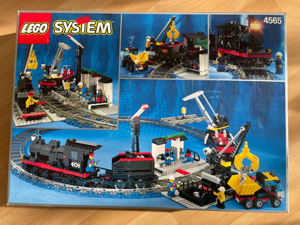 Lego Eisenbahn 9 Volt 4565 Freight and Crane Railway NEU (Neu und ...