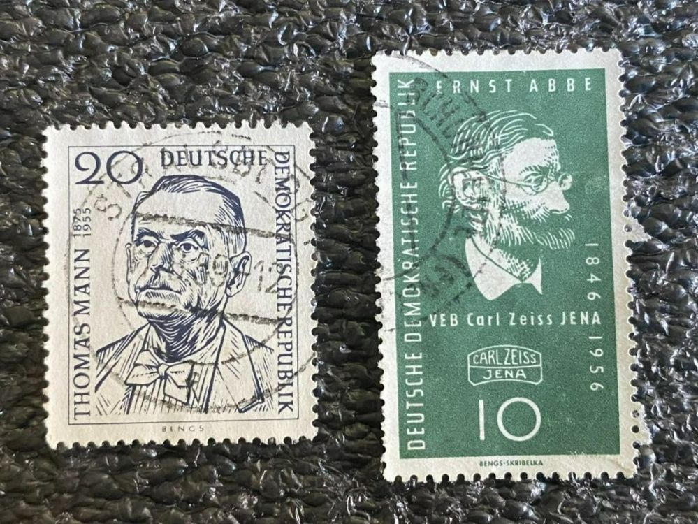 DDR – Thomas Mann 1. Todestag 1956 - Carl Zeiss Jena 1956 (Gebraucht) in Hünenberg für CHF 1.5 ...