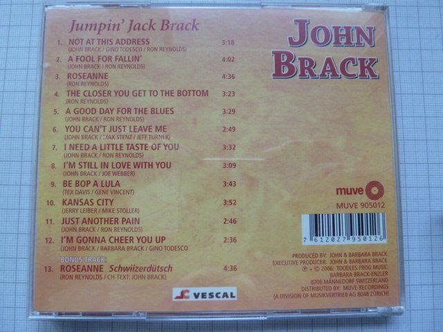 John Brack - Jumpin' Jack Brack (vergriffen) (Gebraucht) in Au ZH für ...