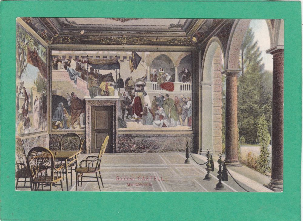 Schloss Castell Gemäldehalle Tägerwilen 1906 | Kaufen auf Ricardo