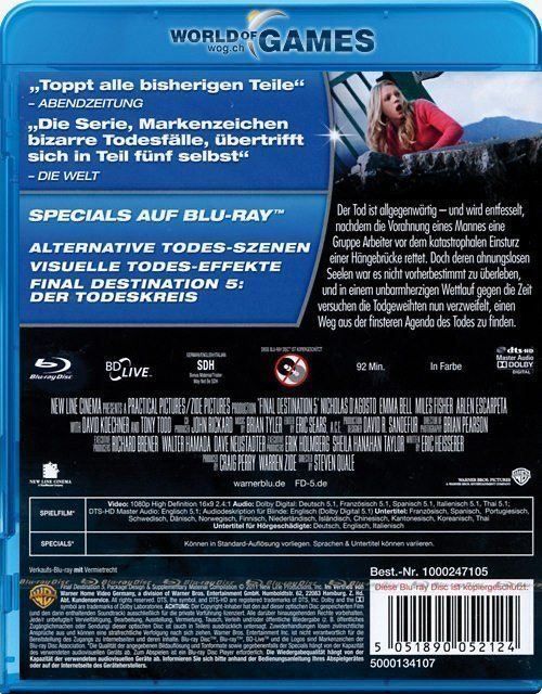 Final Destination 5 (Action-Horror-Thriller) TWINT (Gebraucht) in ...