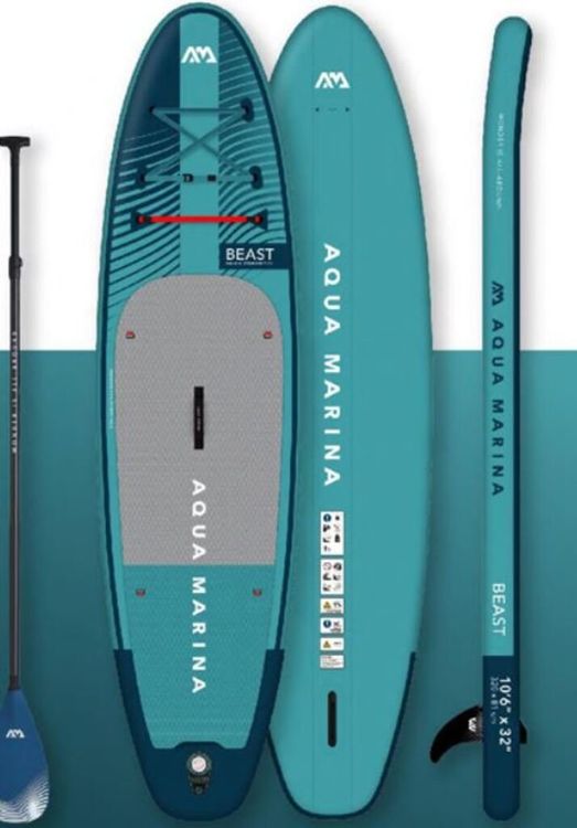 Stand Up Paddle SUP Aqua Marina Beast (Aqua Splash) (Neu und ...