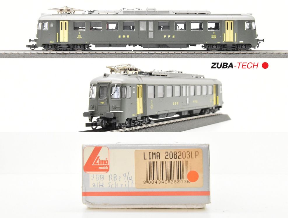 Lima 208203LP E-Triebwagen RBe 4/4 SBB H0 GS Analog, OVP | Kaufen auf Ricardo