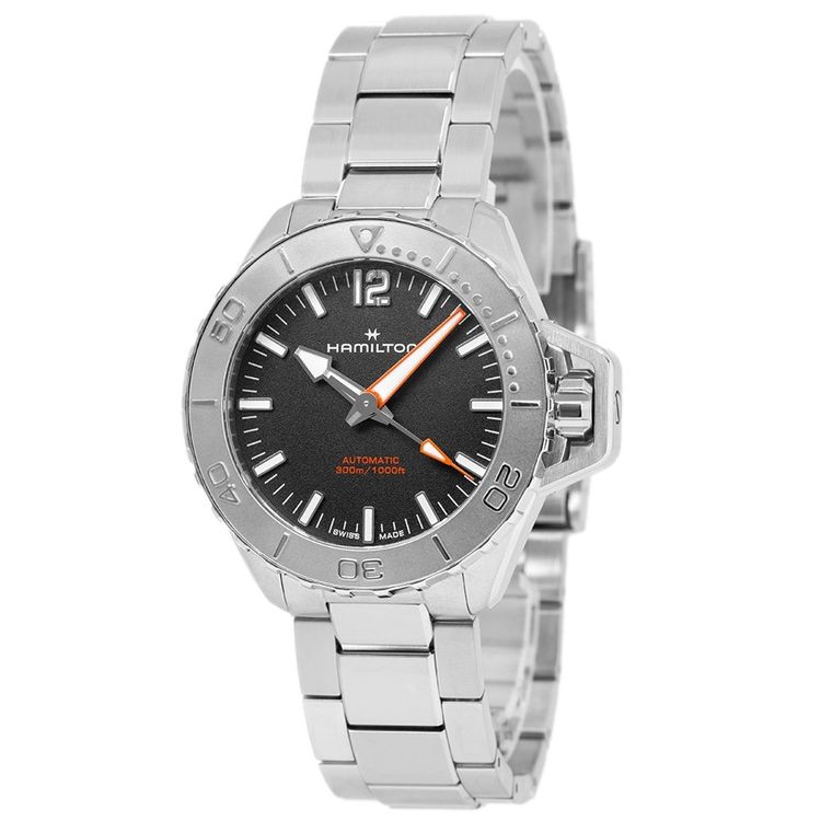 Hamilton H77485130 Khaki Navy Frogman Auto (Neu und originalverpackt ...