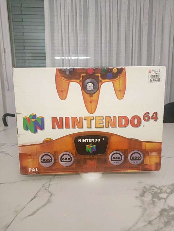 N64 Orange pak mit Original verpackung Sammler Selten | Kaufen auf Ricardo